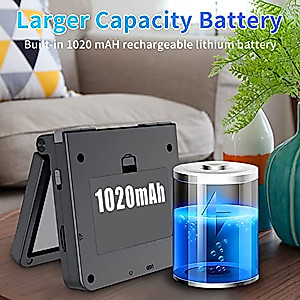 V90 Handheld Retro Clamshell Console with Collapsible Open Source Linux 3-inch IPS Screen Arcade Console Built-in Rechargeable Battery Portable flip Handheld Console System Black 64GB