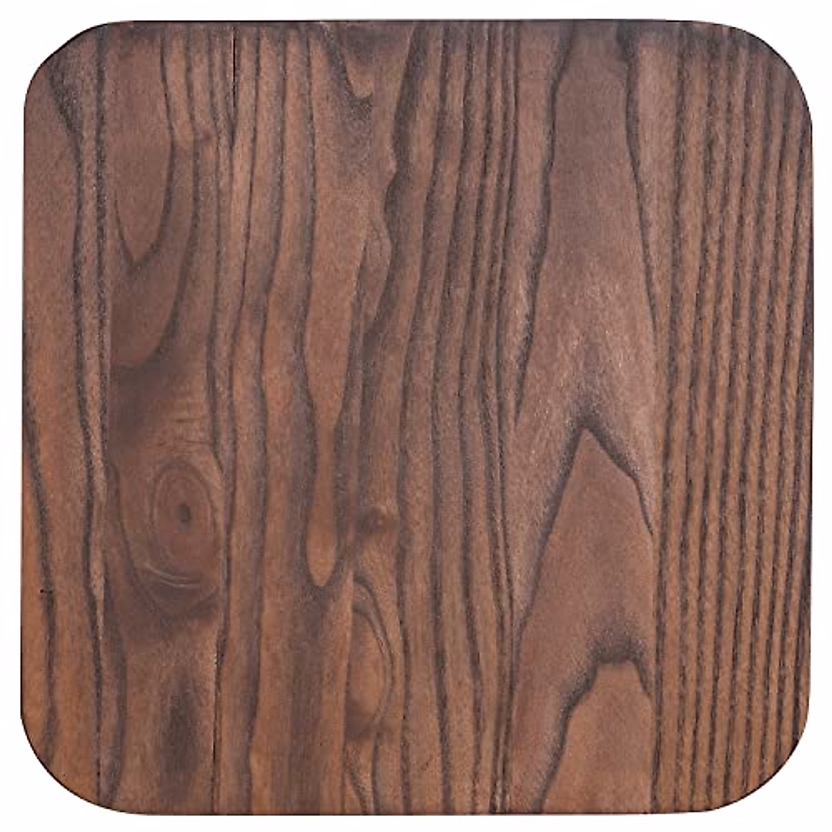 Flash Furniture Lily 4 Pack 30" High Backless Silver Metal Barstool with Square Wood Seat