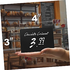 Ciieeo 4pcs Small Blackboard Acrylic Blackboard Versatile Blackboard Mini Chalkboard Wedding Display Blackboard Message Chalkboard Writing Board Party Blackboard Household Decorate