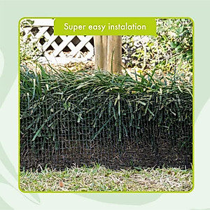Homarden Outdoor Training Mat for Cats (13 ft) - Cat Scat Mat Indoor and Outdoor - Cat Spikes with 12 Garden Staples to Keep of Dog Off Couch and Keep Cats Out of Yard