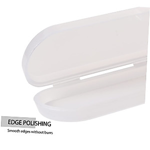 OHPHCALL 2pcs Box Thermometer Display case Thermometer Holder Thermometer Carrying Case Thermometer Organizer platic Storage Bins Clear Stand Travel Temperature Measurement Digital Box