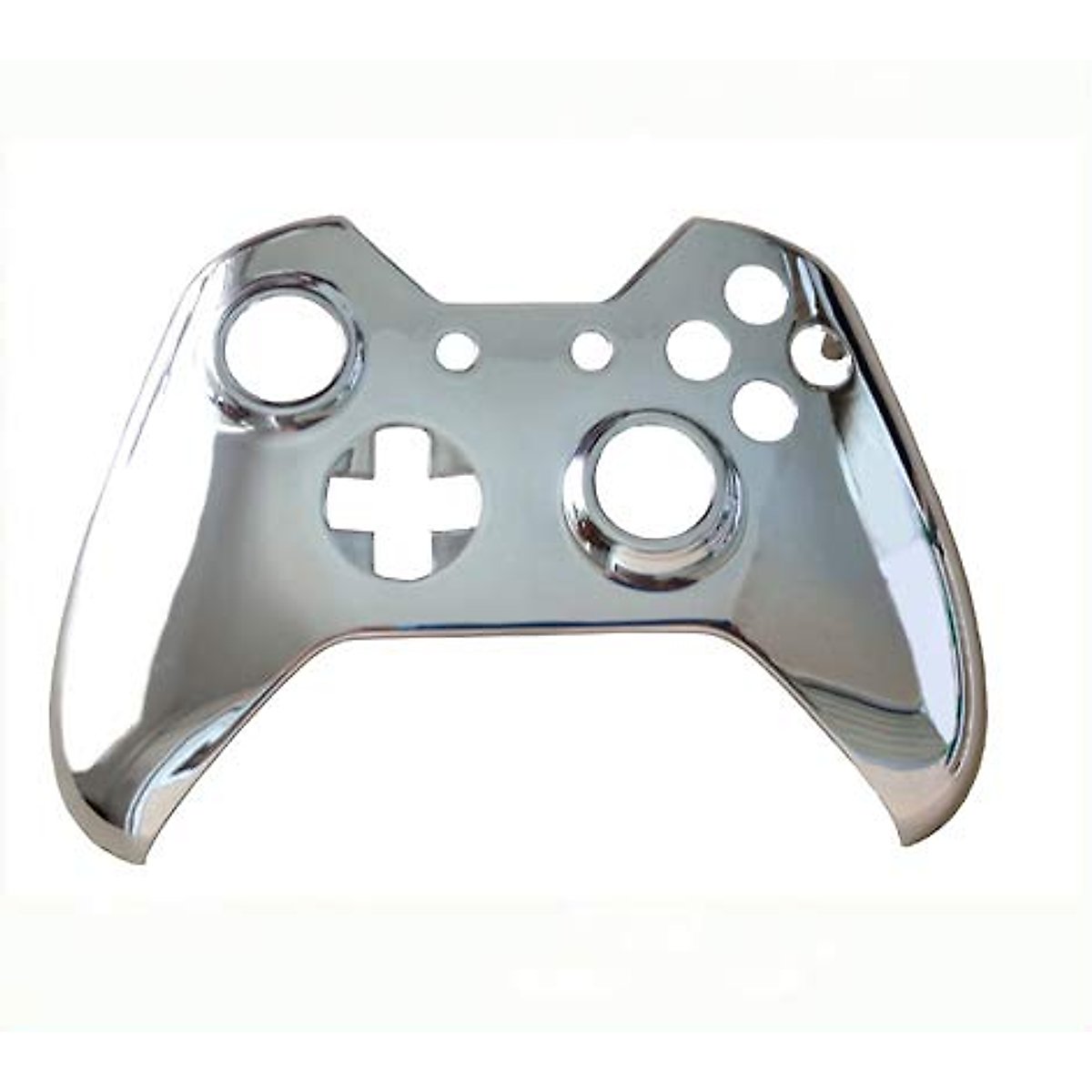 EGME Front Shell Faceplate Top Case Cover Replacement for Xbox One Controller Color -chrome Silver.