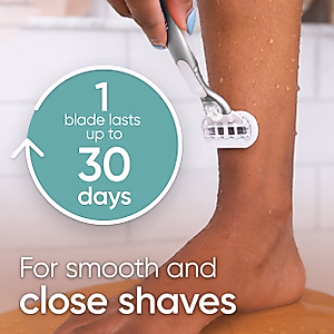 Gillette Venus Deluxe Smooth Sensitive Women's Razor Handle + 2 Blade Refills