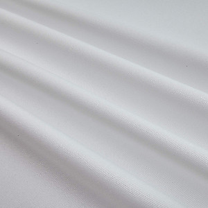 Gabardine Suiting Solid White, Fabric by the Yard