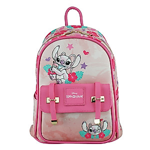 Disney Lilo and Stitch - Angel Wondapop 11 Inch Vegan Leather Mini Backpack