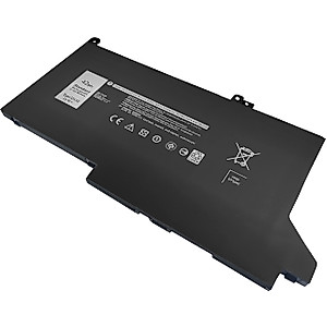 DJ1J0 42WH Laptop Battery for Dell Latitude 7280 7290 E7280 E7290 13 7380 7390 E7380 E7390 14 7480 7490 E7480 E7490 P28S P28S001 Series 451-BBZL C27RW PGFX4 ONFOH DJ1JO K8X0T1 ONFOH K8X0T KHY0C