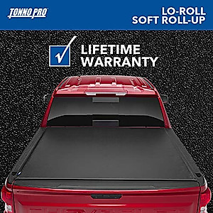 Tonno Pro Lo Roll, Soft Roll-up Truck Bed Tonneau Cover | LR-3035 | Fits 2008 - 2016 Ford F-250/350/450 Super Duty 6' 10" Bed (81.8")