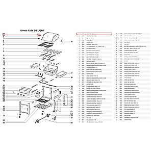 Weber Replacement Thermometer 67088, Center Mount, 2-3/8" Diameter