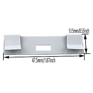 AXLIZER 30PCS Broken Missing Vertical Blinds Repair Kit 20PCS Vertical Blind Repair Tabs Replacement Clips and 10PCS Vertical Blind Repair Brackets Carrier Plus Stems Set