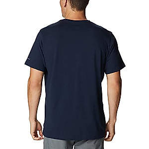 Columbia Men's Thistletown Hills Short Sleeve, Collegiate Navy Heather, Large