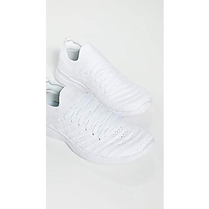 Athletic Propulsion Labs (APL) Women's Techloom Wave Sneaker, White/White, 7.5