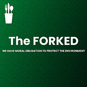 The FORKED, 200 Pack 6oz White Disposable Paper Cups For Hot/cold Beverage - Disposable and Recyclable White Paper Cups for Office, Party and Kitchen Use