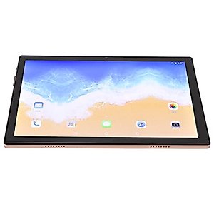 Kufoo Gaming Tablet 10.1 Inch Tablet 10GB RAM 256GB ROM 128GB Memory Expansion 8800mAh Rechargeable Entertainment (Gold)
