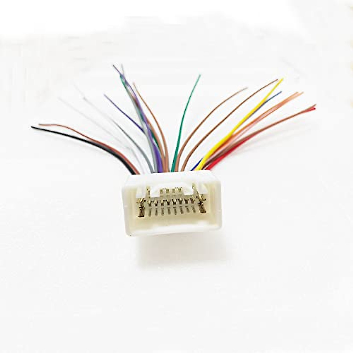 Bestycar Retrofit Power Harness Male Adapter for Toyota Corolla Camry RAV4 Tacoma Hilux Prado Highlander with JBL Amplifier for Car Stereo Radio GPS CD DVD