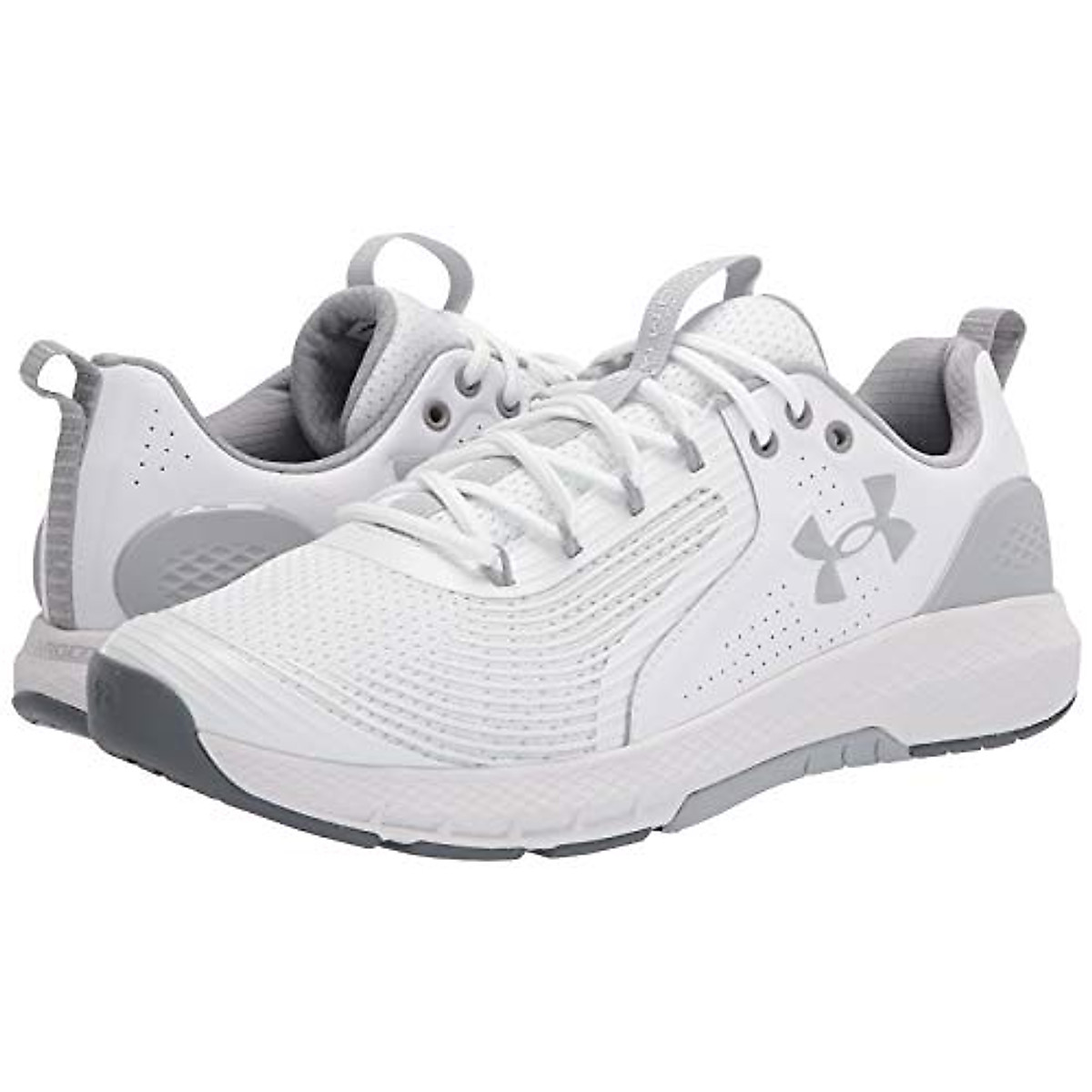 Under Armour Men's Charged Commit Tr 3, White (103)/Mod Gray, 7 M US