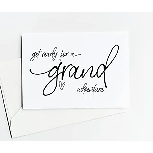 Pregnancy Reveal for Grandparents to be Card, Grand Adventure, Baby Announcements Family, We're Having a Baby Gift for Parents, Mom to Be