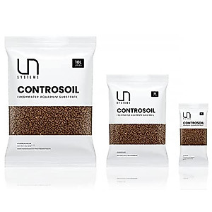 Ultum Nature Systems Controsoil - Aquarium Substrate Soil Porous Gravel for Natural Aquatic Freshwater Planted Fish Tank, Brown (Extra Fine, 1 Liter)