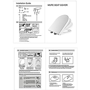 UF Toilet Seat for HOROW HWMT-8733 Compact Toilet