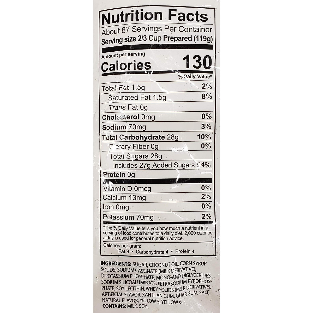 Chef's Quality Soft Serve Mixbag, Vanilla Ice Cream Mix, 6 Lb