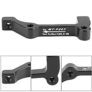 Health Gear Disc Brake Adapter, Disc Brake Caliper Bracket Adapter, Disc Brake Mounting Bracket for MTB Road Bike180mm Rotor (DS-02)