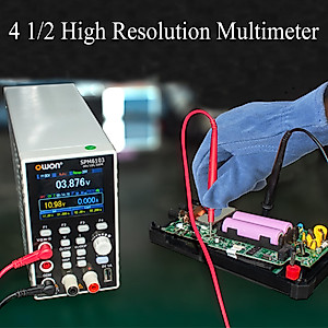 OWON SPM6103 DC Power Supply with Multimeter 2 in 1 Function 4 1/2 Digits Multimeter 10mV/1mA Resolution Power Supply with 2.8 inch LCD(60V/10A/300W)