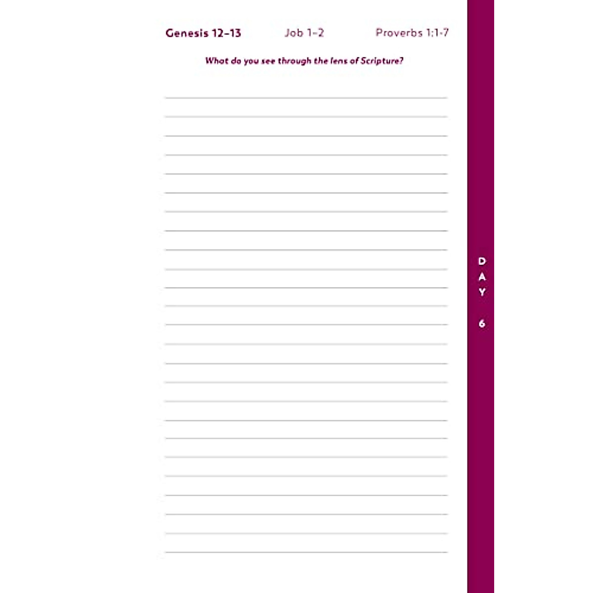 The Bible in a Year Notebook, 2nd Edition
