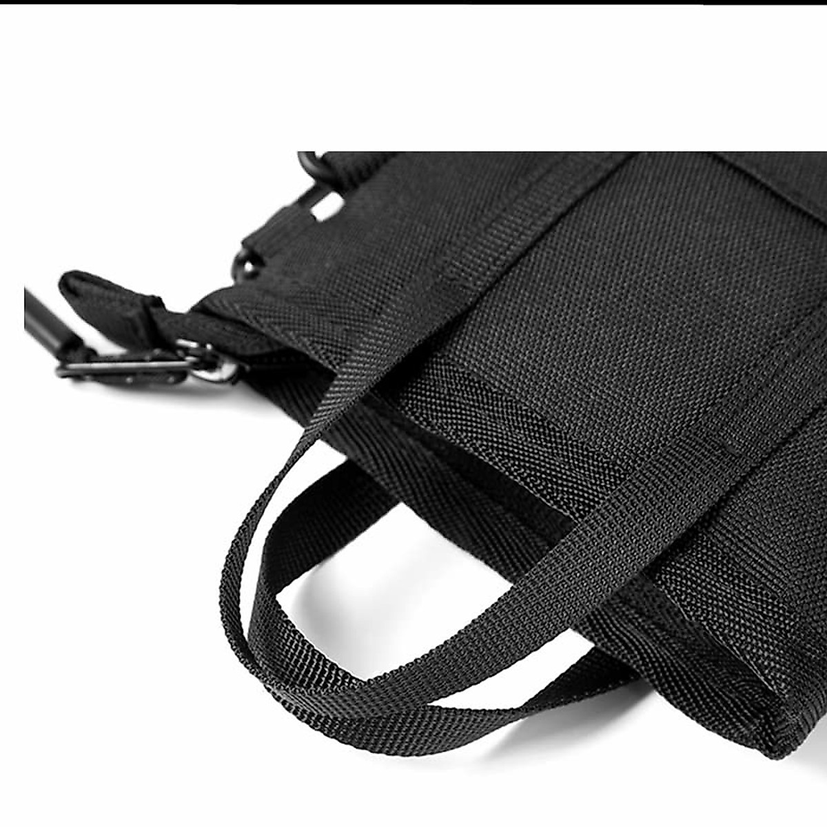 Amazing Pick (Black) Mini Tote Bag for Men Women Small Shoulder Crossbody Cell Phone Bag with Adjustable Shoulder Strap