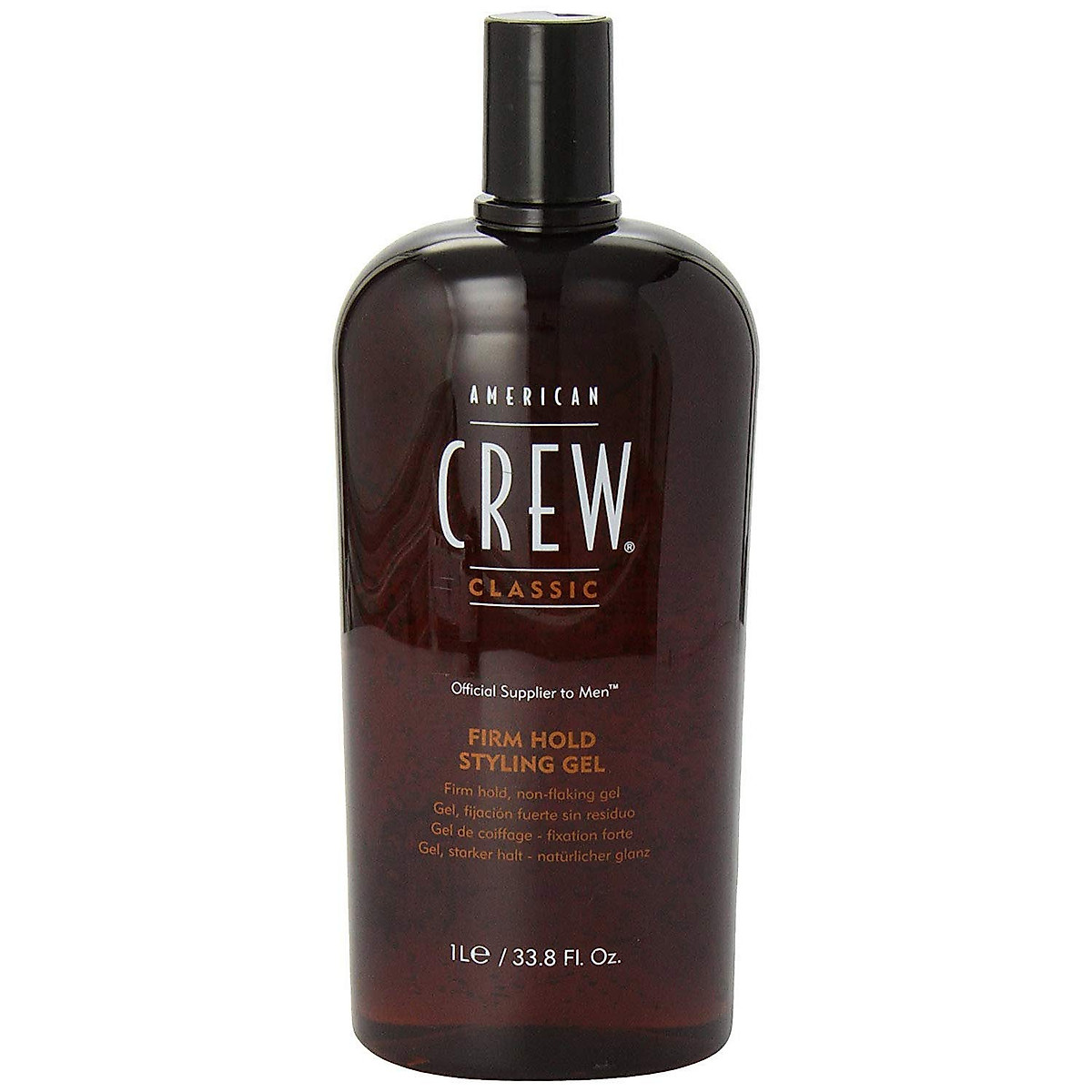 AMERICAN CREW Firm Hold Styling Gel, 33.8 Oz with Pump