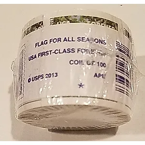 USPS Forever Postage Stamps Flags 100 Count (Seasons)
