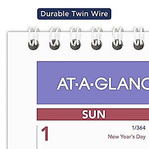 AT-A-GLANCE 2023 Wall Calendar, 15" x 12", Medium Wide, Spiral Bound, Monthly (PM828)