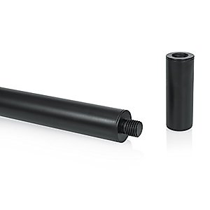 Gator Frameworks Standard Subwoofer/Speaker Extender Pole and 20mm Adapter; Fits M6 Threading (GFW-SPK-SP),Black