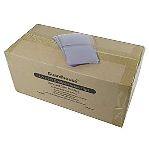2.5 x 2.5 Coin Flip - Unplasticized Bulk 1000 Pack