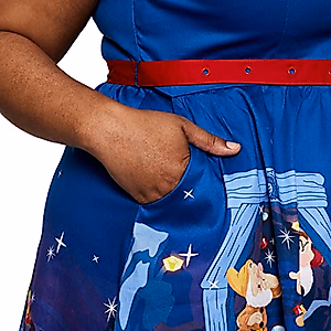 Loungefly Stitch Shoppe Disney Snow White: Mining Dwarfs Lauren Dress, Size Small