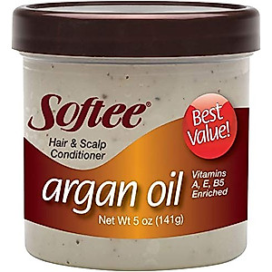 Softee Argan Oil Hair And Scalp Conditioner 5Oz (Pack of 4)
