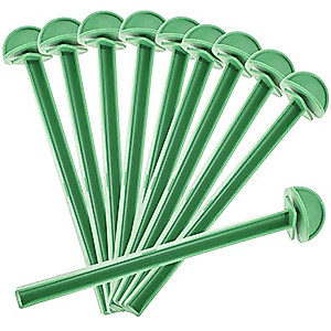 POPETPOP Bird Cage Perch Plastic Parrot Branch Stand Parrot Cage Hanging Toys for Small Conures Macaws Parakeets Parrots Love Birds Finches Green 10PCS