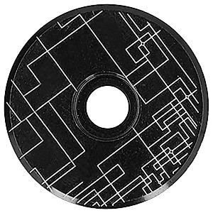 Gaeirt Bike Headset Top Cover, Cycling Mountain Handlebar Stem Multiple Colour Durable for Bike Parts Road Bikes Supplies(Black)