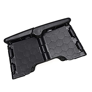 Portable Folding Step Stool 5”, Lightweight Plastic Short Stool Sturdy and Safe, Half Step Height Boost for Seniors and Kids, One Flip Low Step Riser with Handle