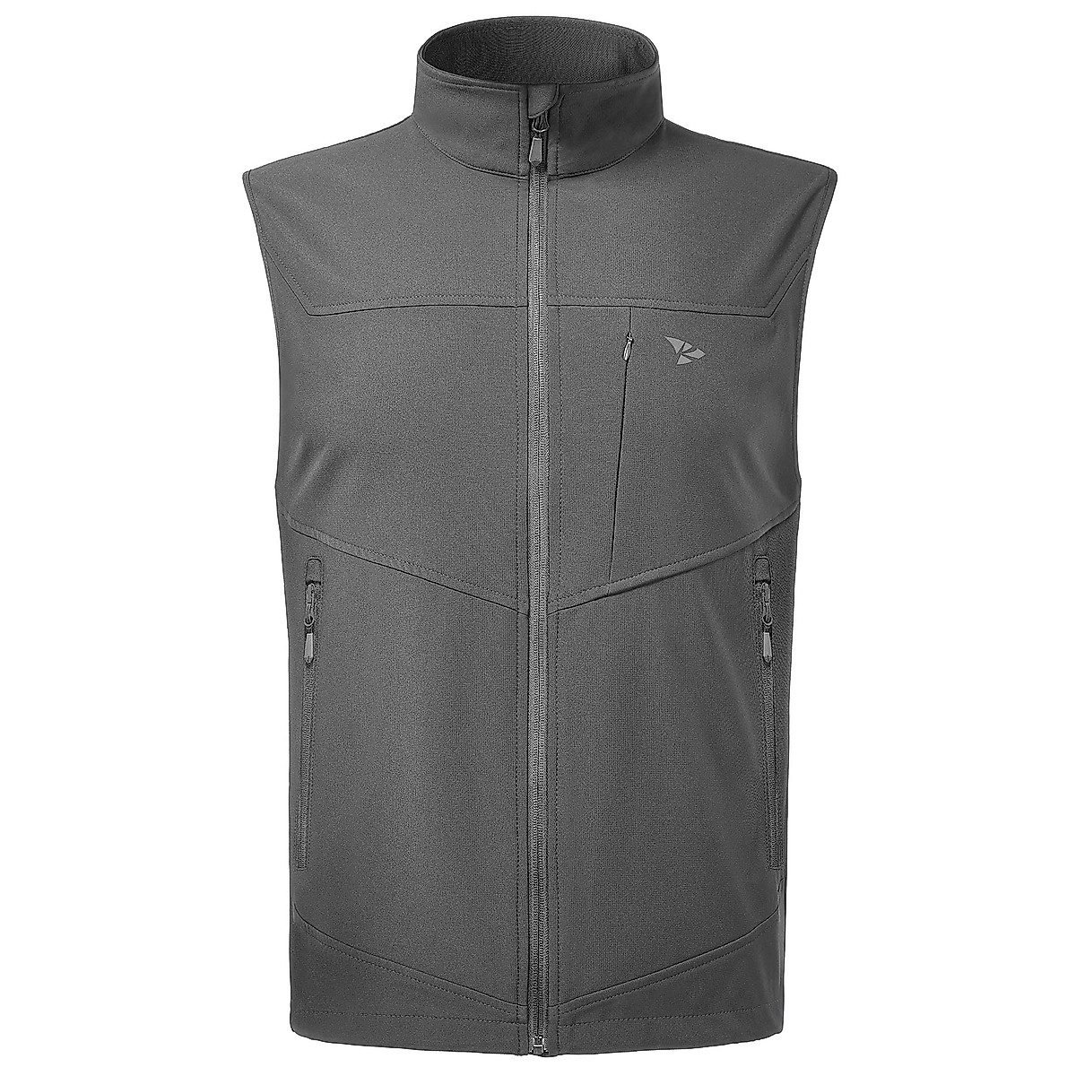 Rodeel Men's Lightweight Golf Vest Windproof Sleeveless Cycling Jacket