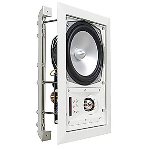 SpeakerCraft MT6 Three - in-Wall or Ceiling Speaker Includes White Grill - (Multipack of 2 Pair, 4 Speakers Total)
