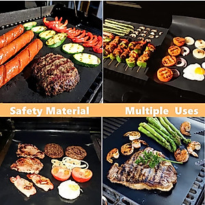 4 Pack Oven Liners for Bottom of Oven, Large Reusable Heavy Duty Oven Liners Protector Mats for Gas Oven Electric Oven Baking Sheet Toaster Microwave Grill, Nonstick BPA and PFOA Free, 12"x 12"