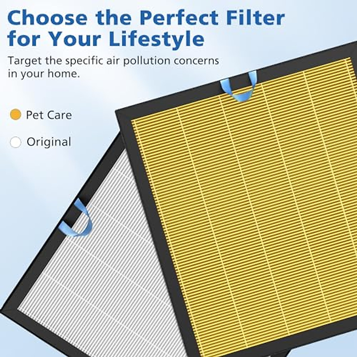 2 Pack Vital 200S Replacement Filter Compatible with LEVOIT Vital 200S Air Purifie-r, 3-in-1 H13 Grade True HEPA, High-Efficiency Activated Carbon Vital 200S-P Replacement Filter, Vital 200S-RF