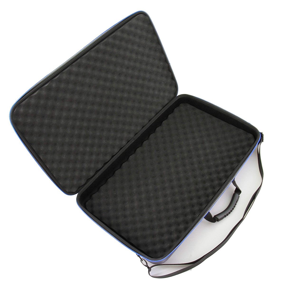 CASEMATIX DJ Controllers Travel Case Compatible with Hercules DJ Controller DJControl Inpulse 500 MK2 and More - Hard Shell DJ Mixer Case with Shoulder Strap and Foam For Audio Equipment - Case Only