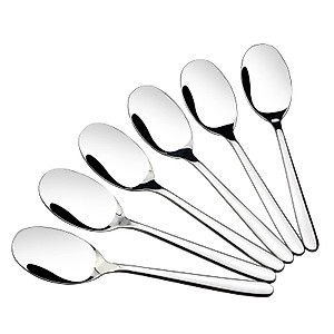 Parlynies 8 Pieces Large Serving Spoons, Stainless Steel Buffet Serving Spoons