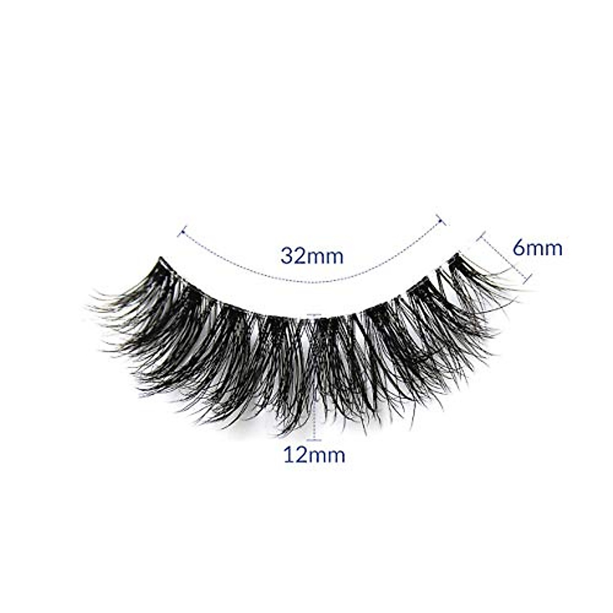 Eyelashes Natural Look False Lashes - Bepholan Fake Eyelashes 5D Super Fluffy False Eyelashes Clear Band Wispy Lashes 3-Pack Faux Mink Lashes,XMZ91