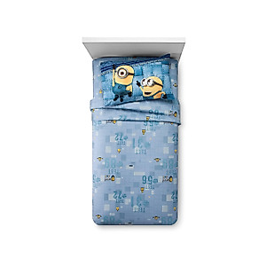 Despicable Me 3 Minions Blue Sheet Set (Twin) 3pc