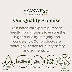 Starwest Botanicals Organic Raw Dandelion Root Tea [1 Pound] Bulk Cut & Sifted (C/S) Loose Tea