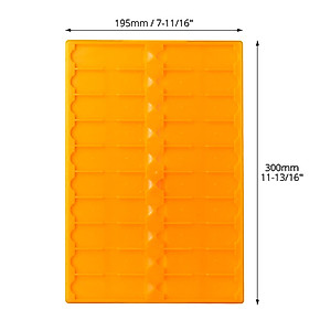 QWORK Stackable Microscope Slide Tray Set, Plastic, 30cm x 19.5cm, Secure Anti-Slip, 20-Slide Capacity per Tray, 4 Pcs