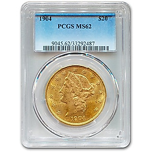 1904 Liberty Head Twenty Dollar PCGS MS-62