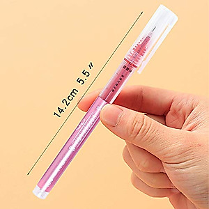 Mifuner 0.38mm 6 Colors Extra Fine Point Pens Liquid Ink Pen Rolling Roller ball Quick-drying Ink for Home Office