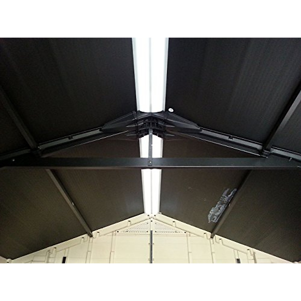 Keter Factor 8 x 11 Resin Large Outdoor Storage Shed, 8x11, Taupe